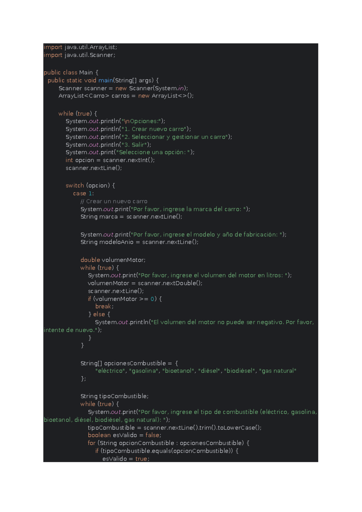 Taller del carro - import java.util; import java.util; public class ...