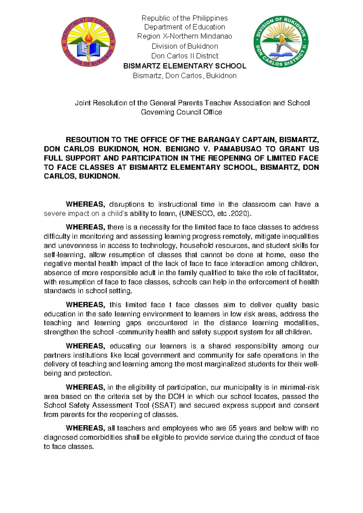 Reviewer - Reviewer: If a student thinks about thinking, he is involved ...