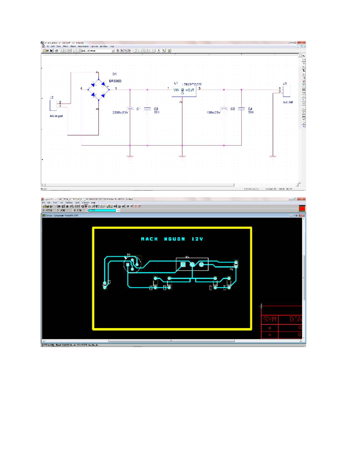 Mạch Nguồn 12V - Orcad Capture V (SCHEMATIC) - Studocu