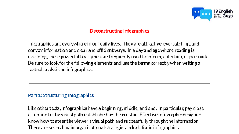 Infographic Conventions: Analyzing Structure & Design Elements ...
