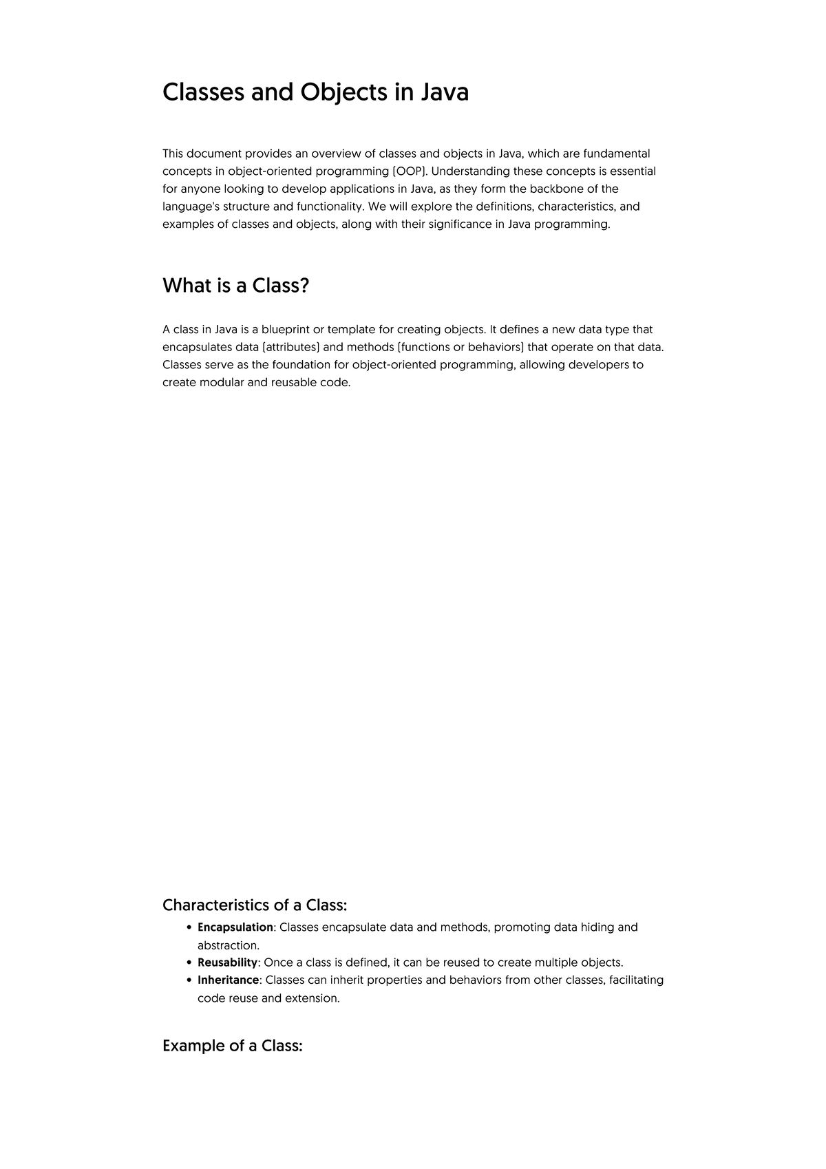 Classes and Objects in Java - Understanding these concepts is essential ...