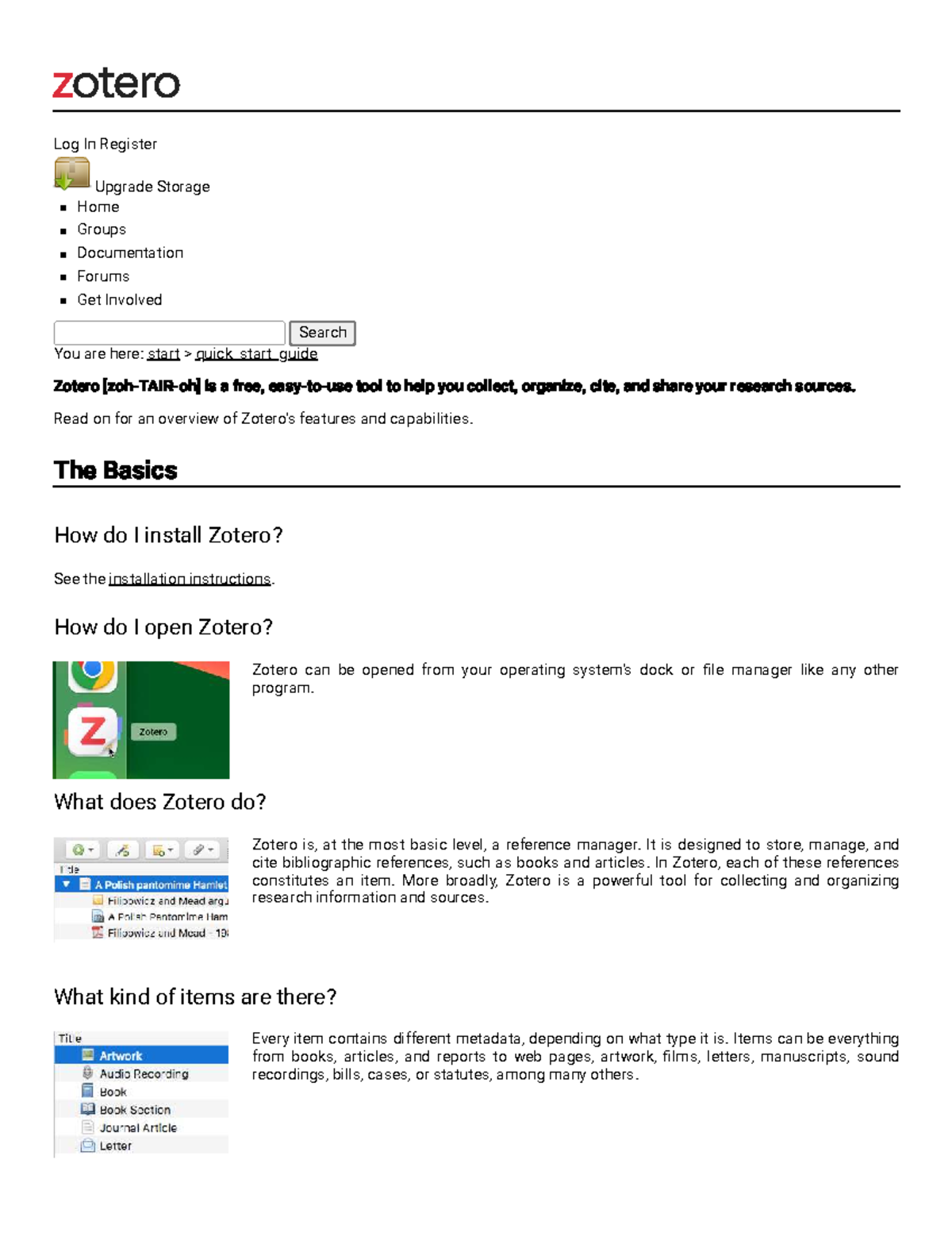 Quick Start Guide for Zotero: Features & Installation Instructions ...