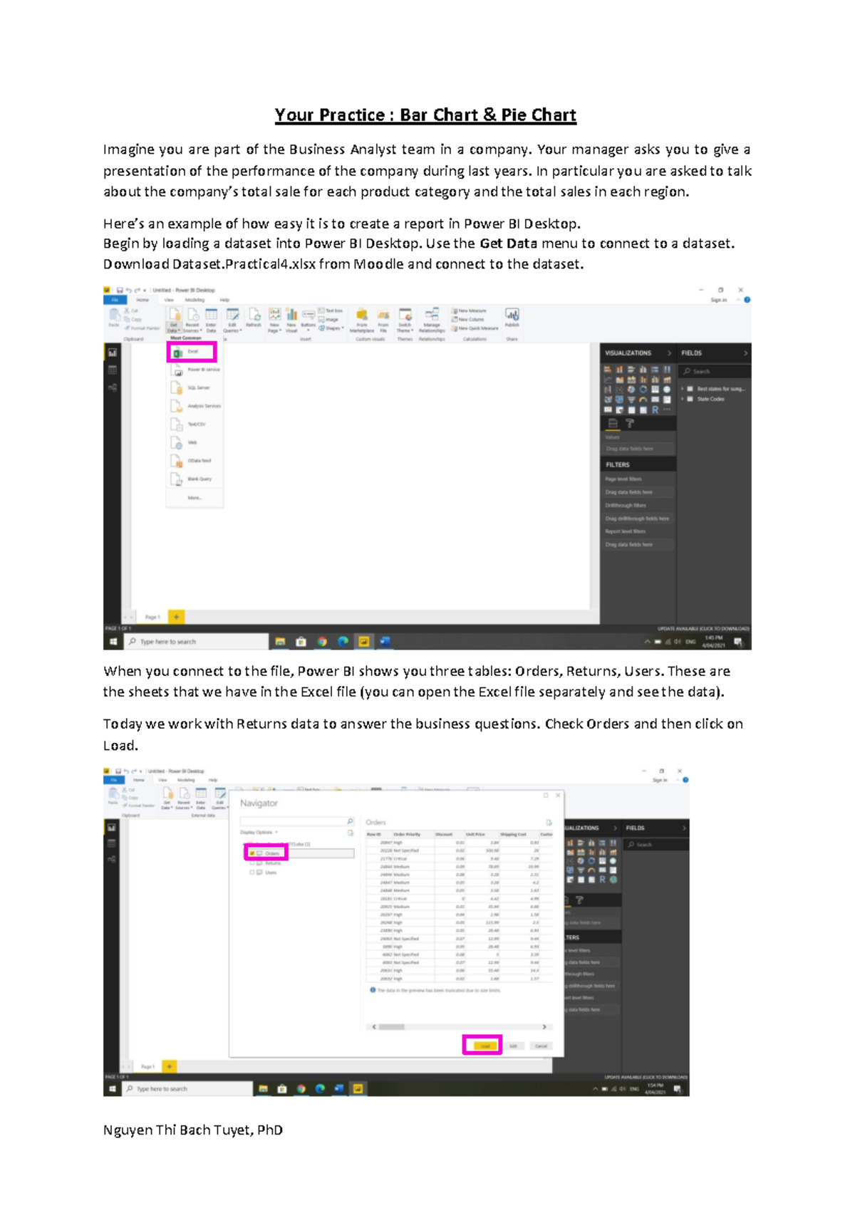 Practical 4: Analyzing Sales & Profit with Power BI Visualizations ...