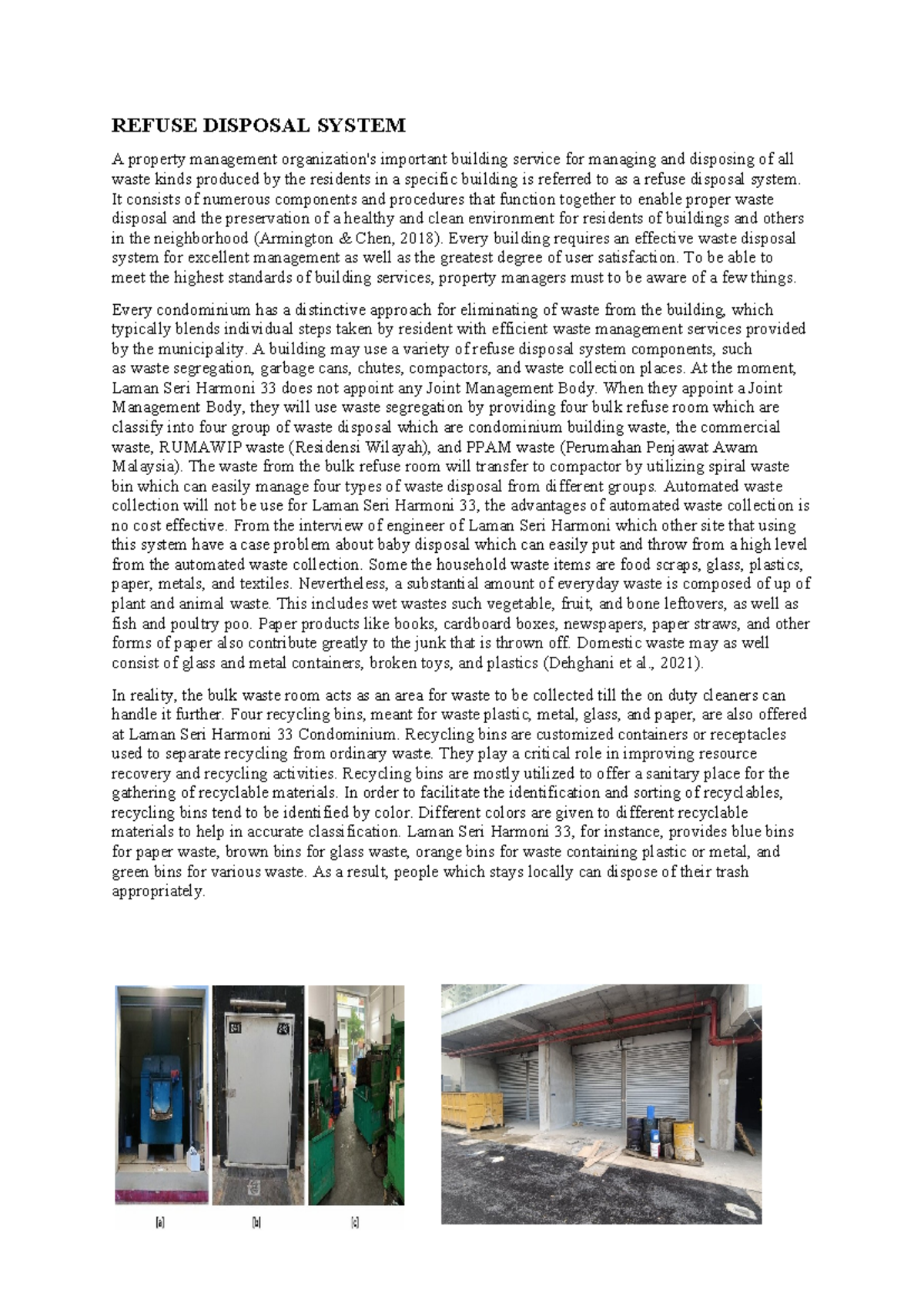 RES 557 Refuse Disposal System: Enhancing Waste Management Efficiency ...