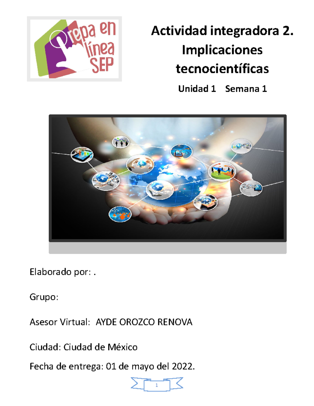 M21S1AI2 - Implicaciones Tecnocientíficas: Actividad Integradora 2 - Studocu