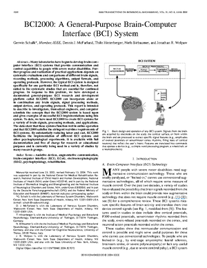 EEG-Based Brain-Computer Interface Systems: Applications & Trends - EEG ...