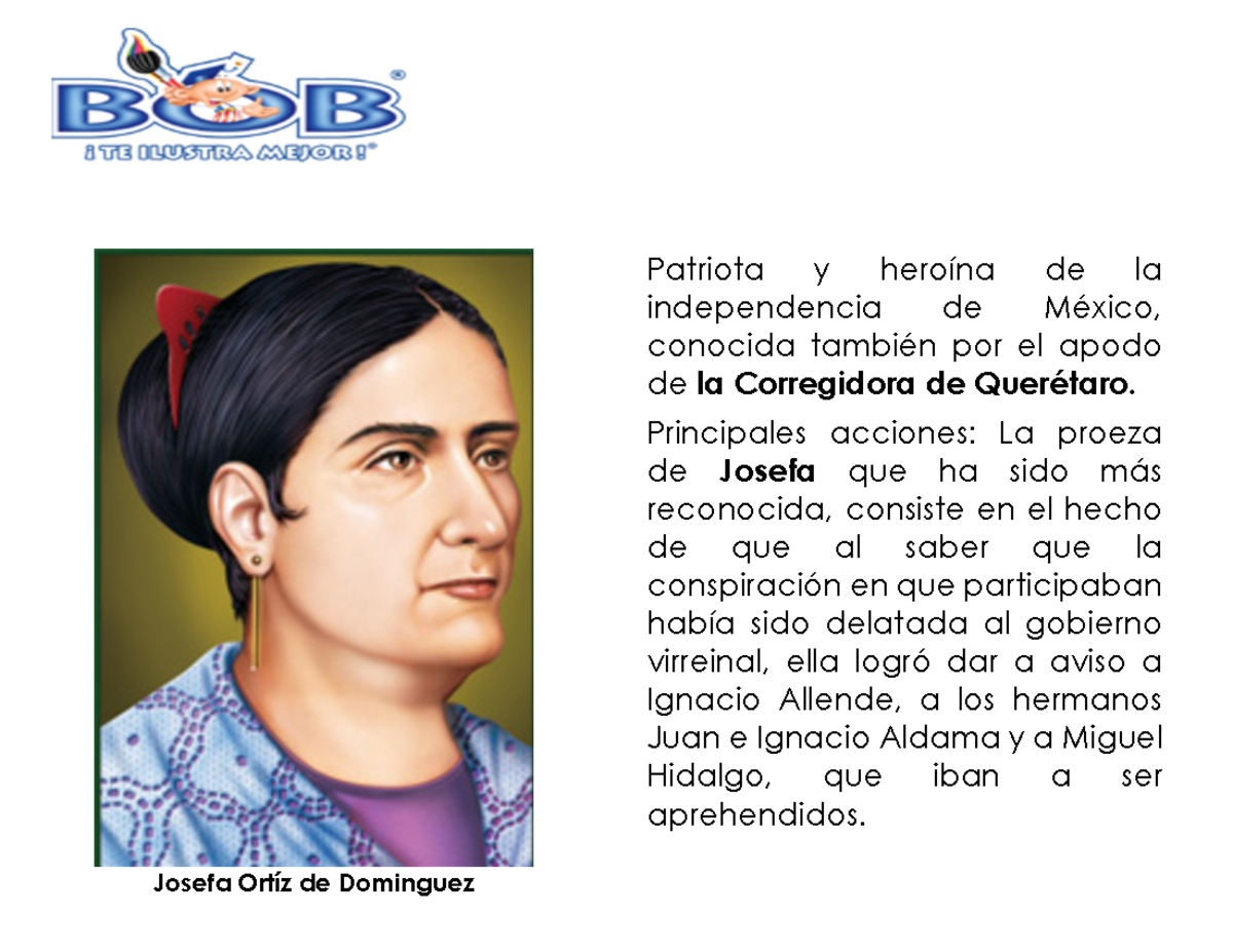 Monografía sobre Figuras Clave de la Independencia de México - Studocu