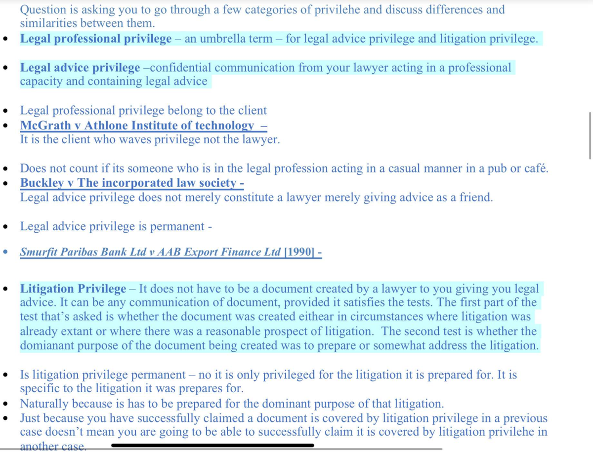 Legal Professional Privilege: Differences & Similarities Explained (LAW ...