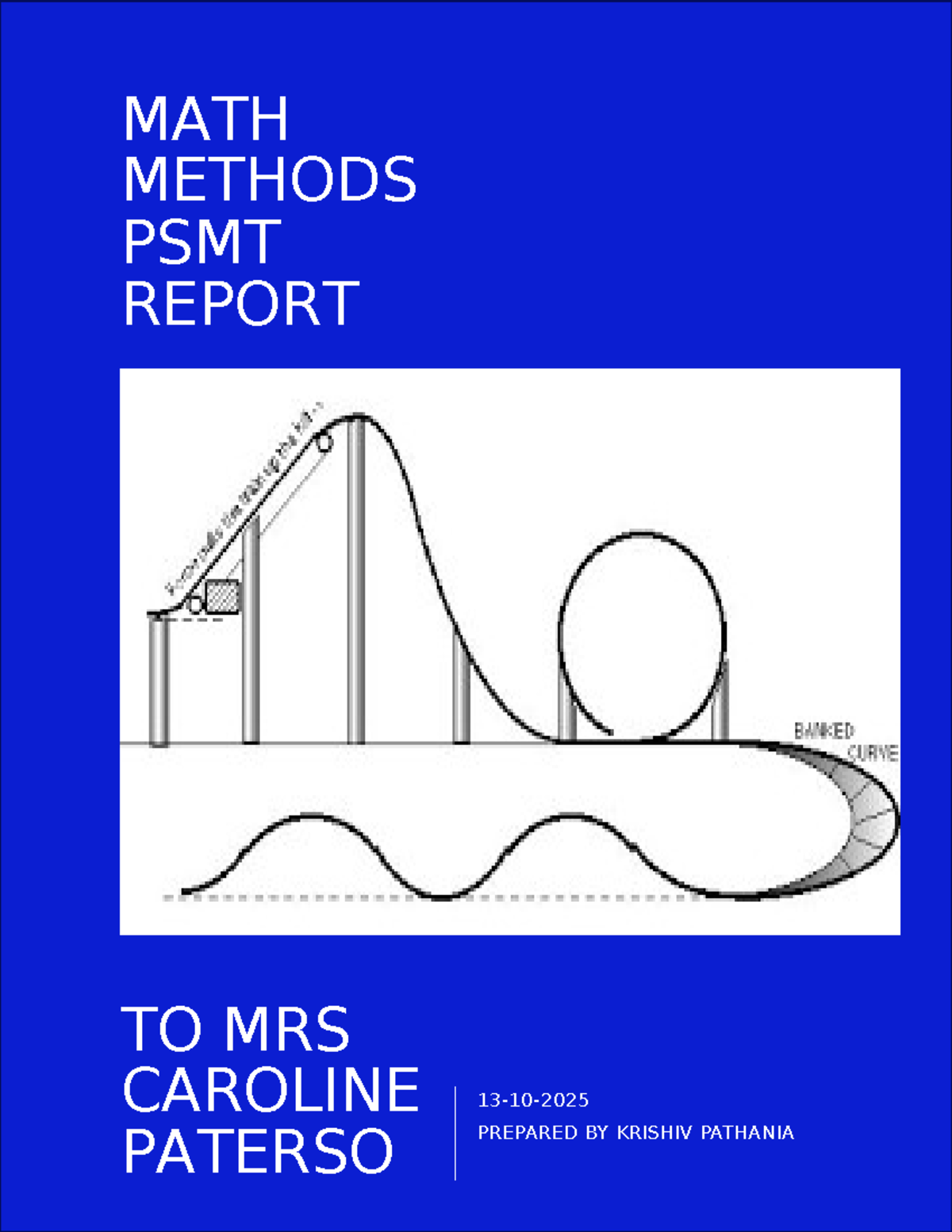 MATH METHODS PSMT IA1 REPORT: Roller Coaster Modeling with Desmos - Studocu