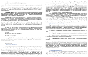 Ethics part 1-2 - notes - ETHICS also known as Moral Philosophy - Deals ...