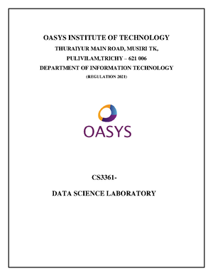 DAA ELAB - lab answer for students - DAA SEARCHING LVL- Vinoth's Model practical - Studocu