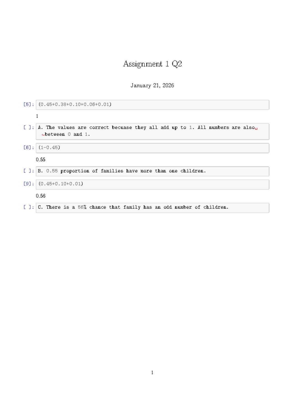 Assignment 1 Q2 - STAT 201 - Assignment 1 Q January 21, 2026 [5]: (0+0+0+0+0) 1 [ ]: A. The ...