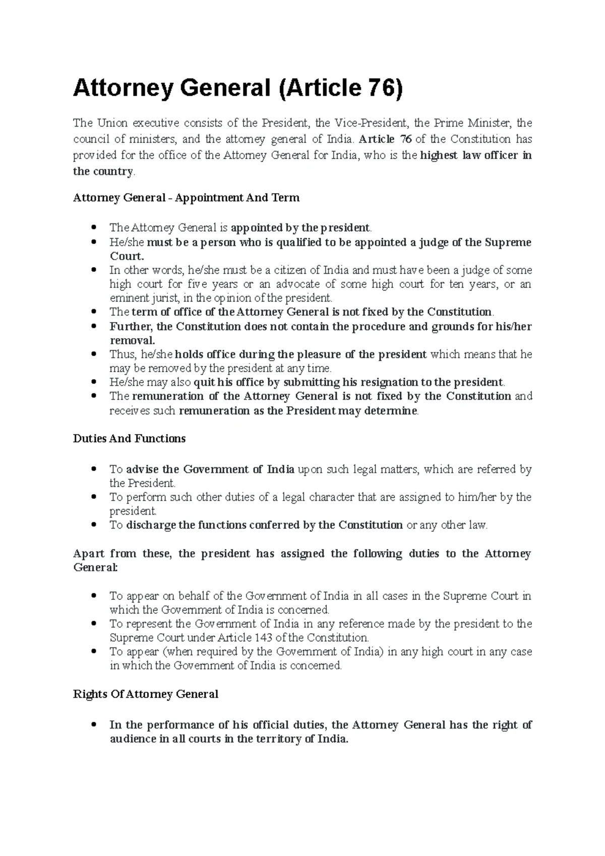 MUN Reference: Full List of Preambulatory & Operative Clauses - Studocu