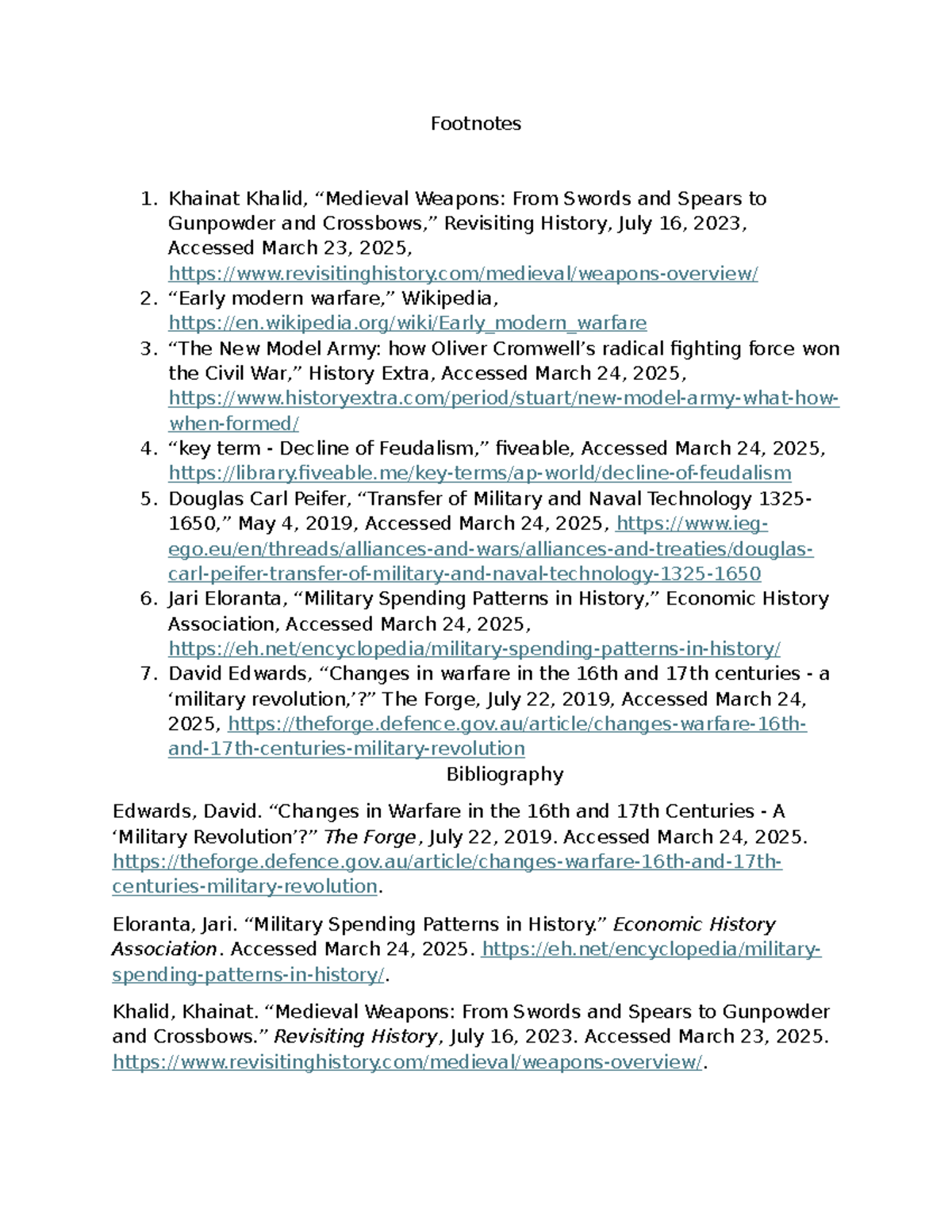 Citations Infographic for Historical Military Technology Studies - Studocu