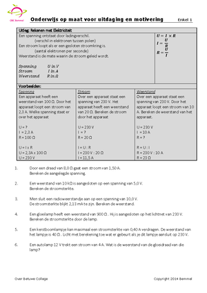Lichtschakelingen - Licht - Stroomkringschema (principeschema): geeft ...