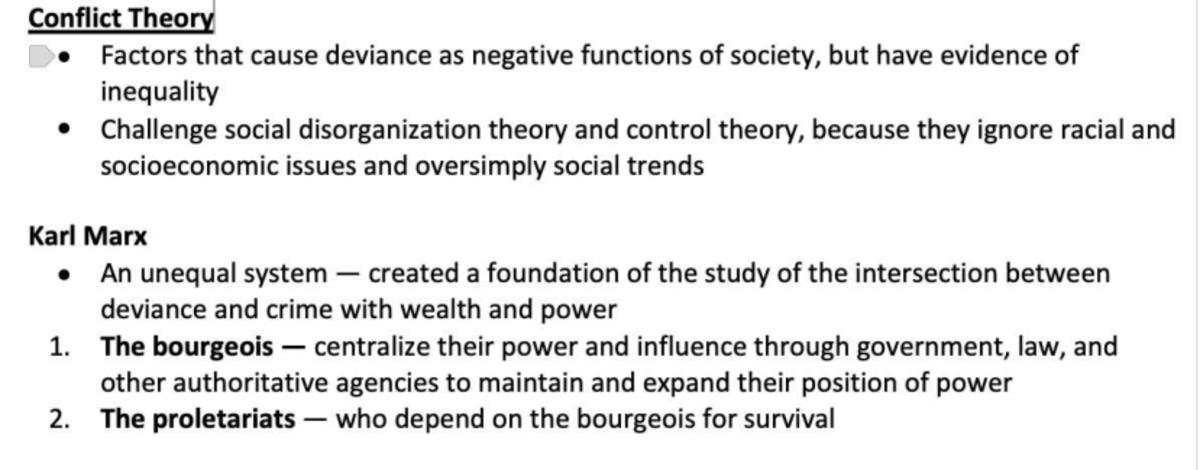 Conflict Theory: Examining Deviance and Inequality in Society - Studocu