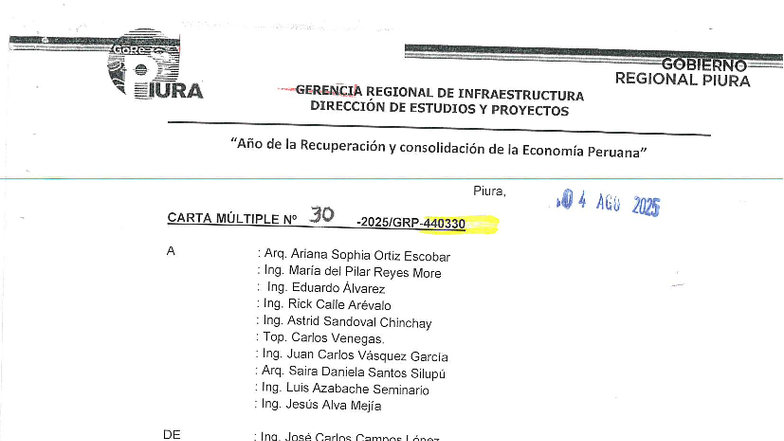 Revisión del Expediente Técnico del Proyecto de Drenaje Pluvial - CUI ...