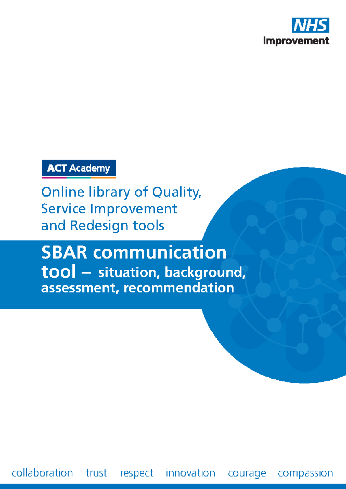 SBAR Communication Tool: Enhancing Quality & Service Improvement - Studocu