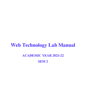 WT practical oral questions - WEB TECHNOLOGY Lab VIVA Questions :- css :- What are Cascading ...