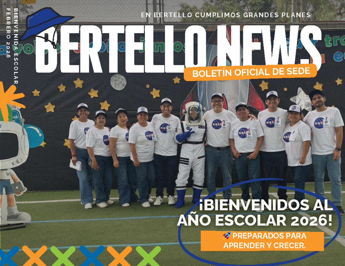 Boletín Oficial de Sede Bertello 2026: Bienvenida Escolar y Planes ...