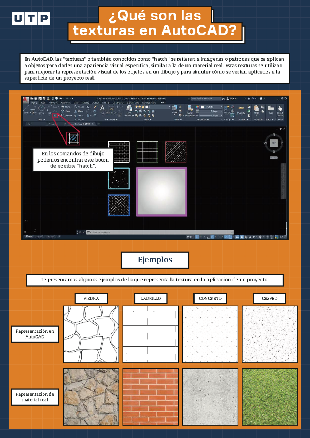 Uso de Texturas en AutoCAD: Ejemplos y Aplicaciones - Studocu