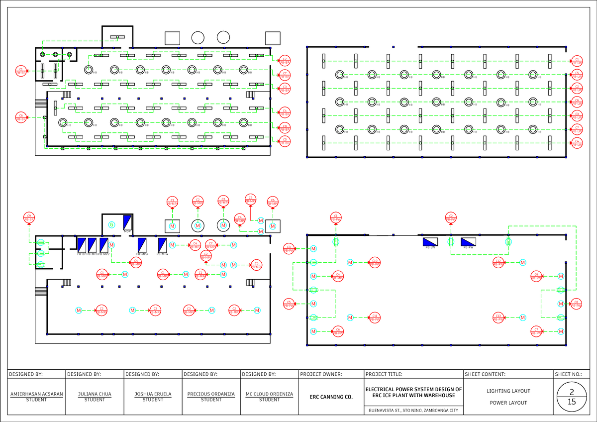 Electrical Power System Design - Floor Plan (C2) - Studocu