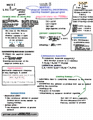 Chem Test 1 Cheat Sheet - exam notes, problems, walkthroughs - Physical ...