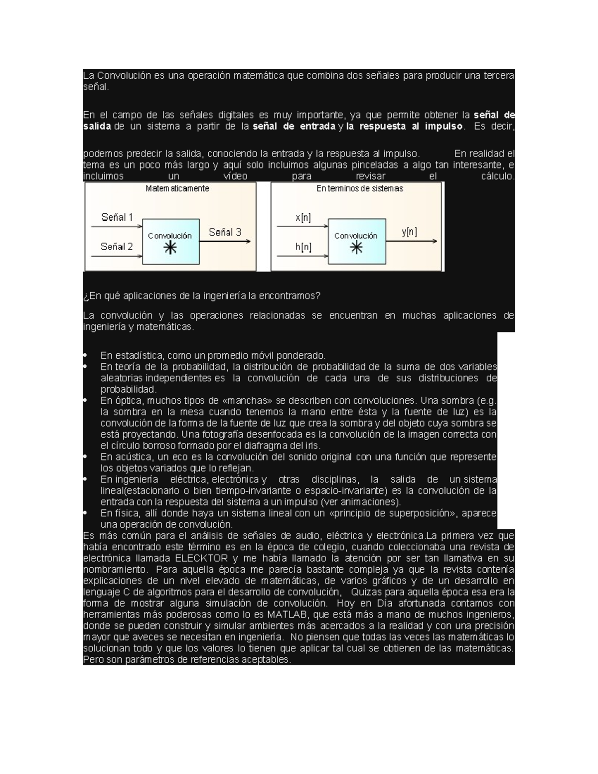 La Convolución en Ingeniería: Definición y Aplicaciones Esenciales ...