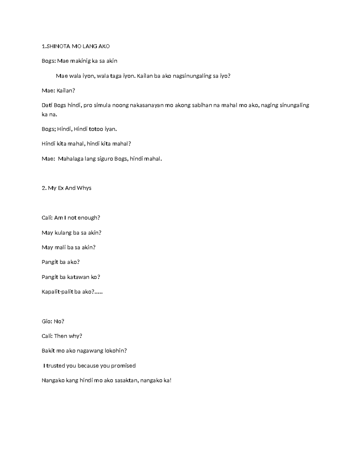 Famous Lines from Iconic Movies: Emotional Dialogues Analysis - Studocu
