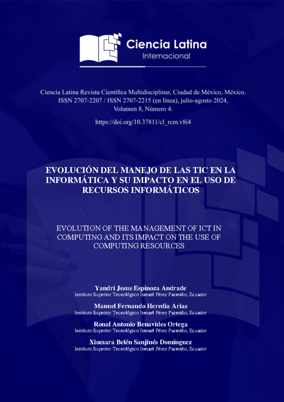 Evolución del Manejo de TIC en Informática y su Impacto en Recursos ...