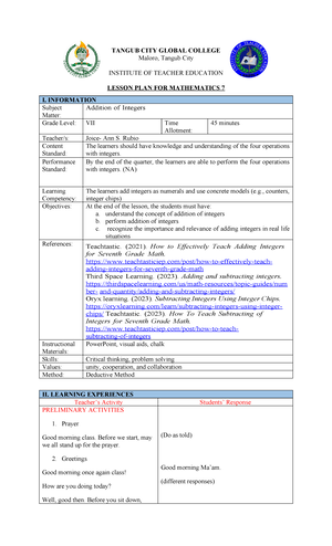 Embodo LP Grade 12 Mean and Variance of the Sampling Distribution of ...