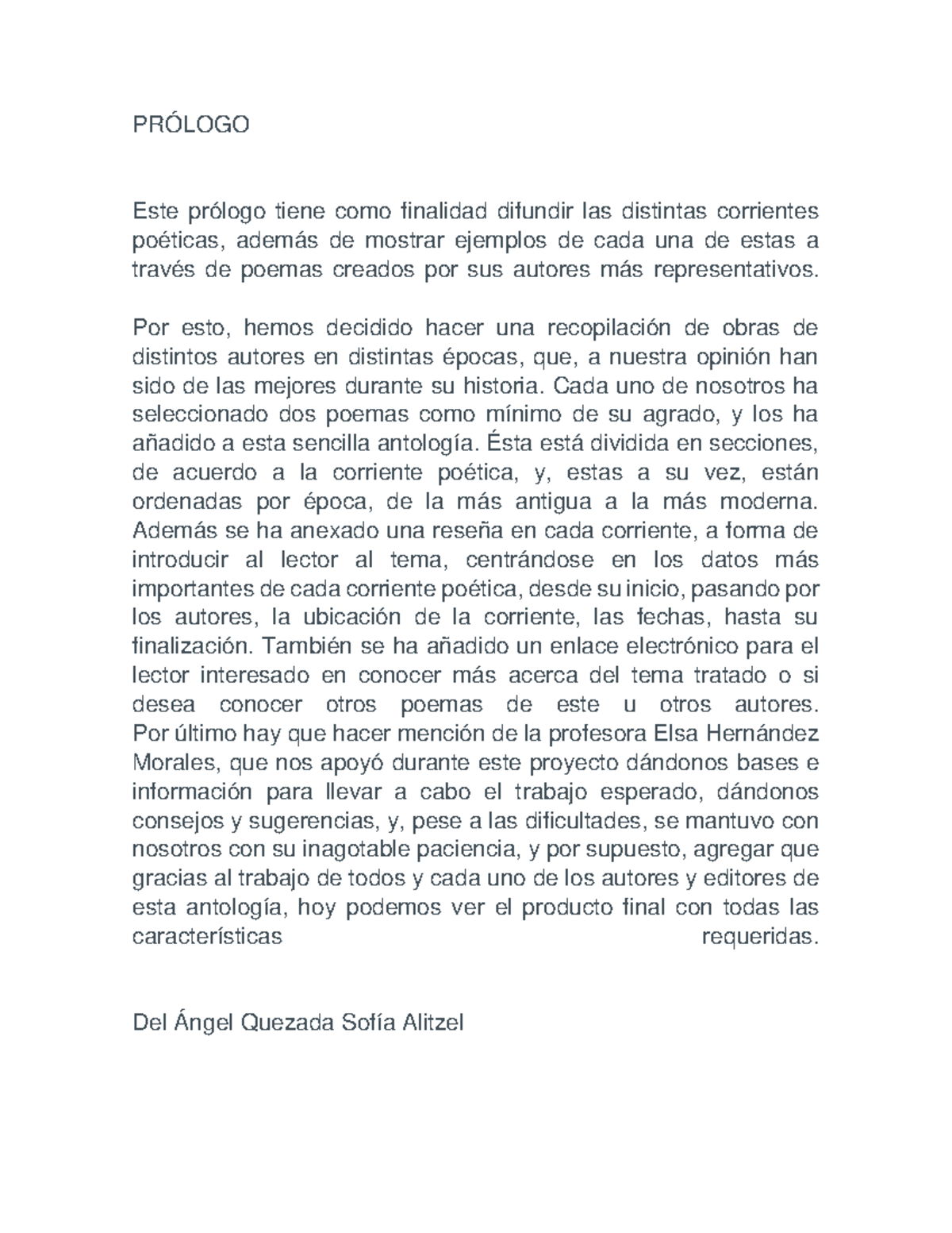 Ejemplo 1 Prólogo - PRÓLOGO Este prólogo tiene como finalidad difundir ...