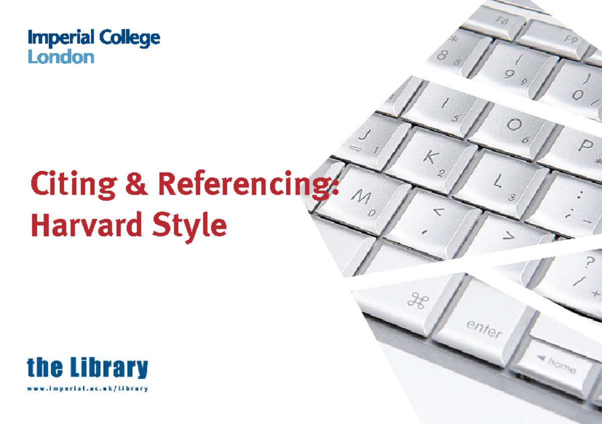 Harvard Referencing Guide: Essential Tips and Techniques - Studocu