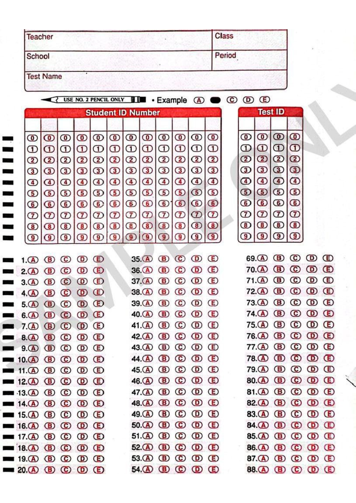 Kangaroo Math Comp. Answer Sheet - Test ID 0 0 o 0 0 0 0 0 0 - Studocu
