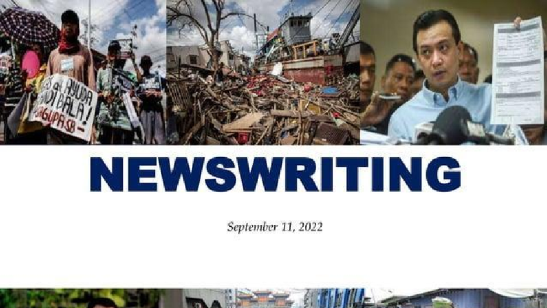 News Writing Guide for Campus Journalism (News 101) - Studocu