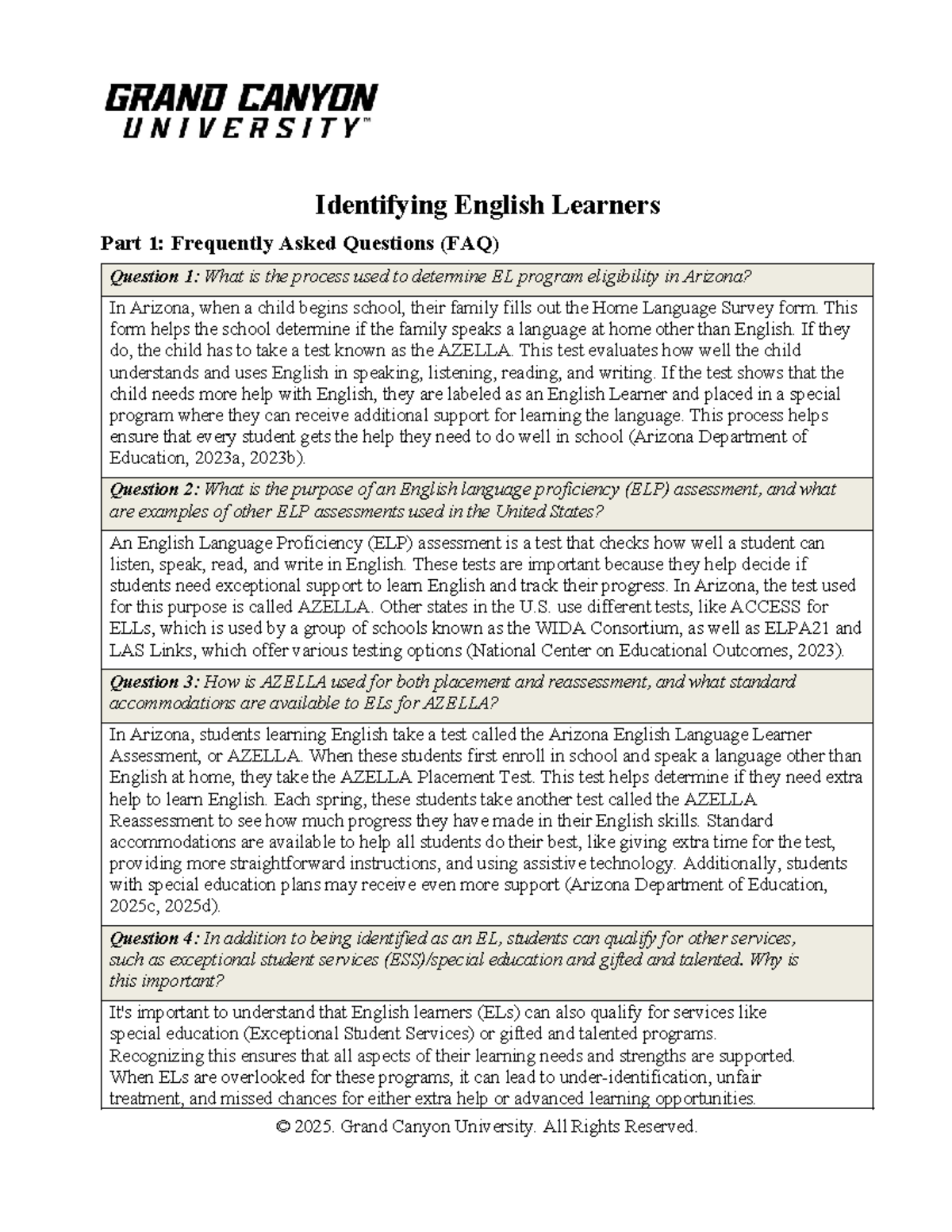 RS-T3-Understanding the Identification of English Learners - Studocu