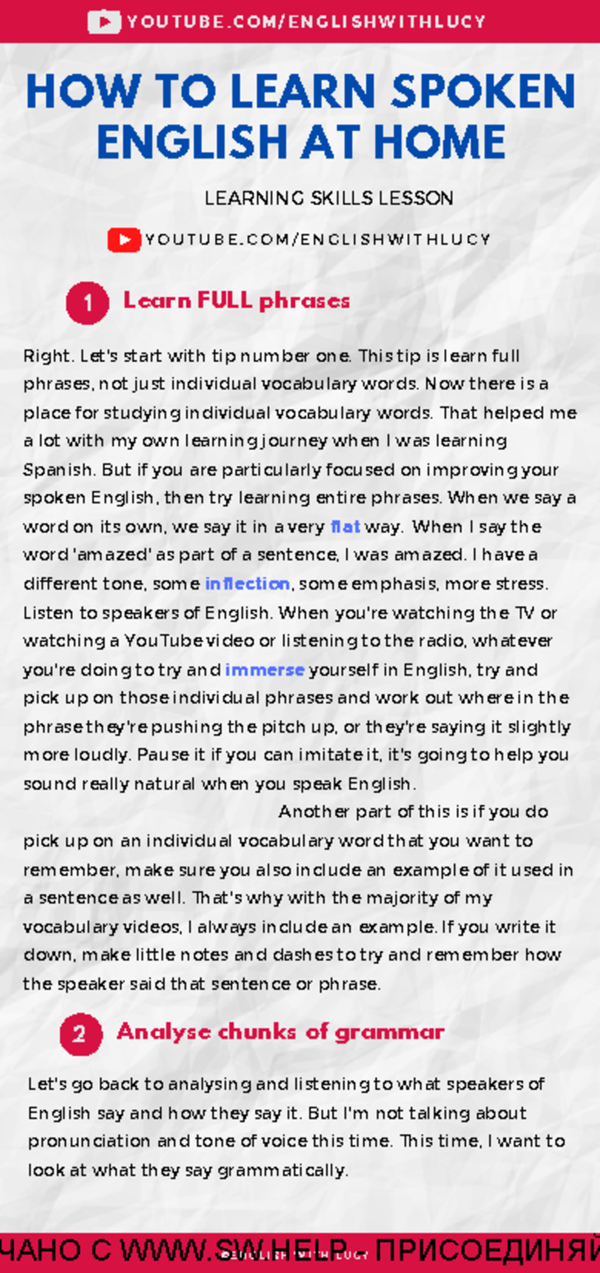 30. Learn Spoken English - HOW TO LEARN SPOKEN ENGLISH AT HOME LEARNING ...