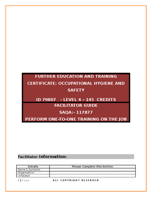 Annexure 1 - Template for Reporting of Accidents in the Workplace ...