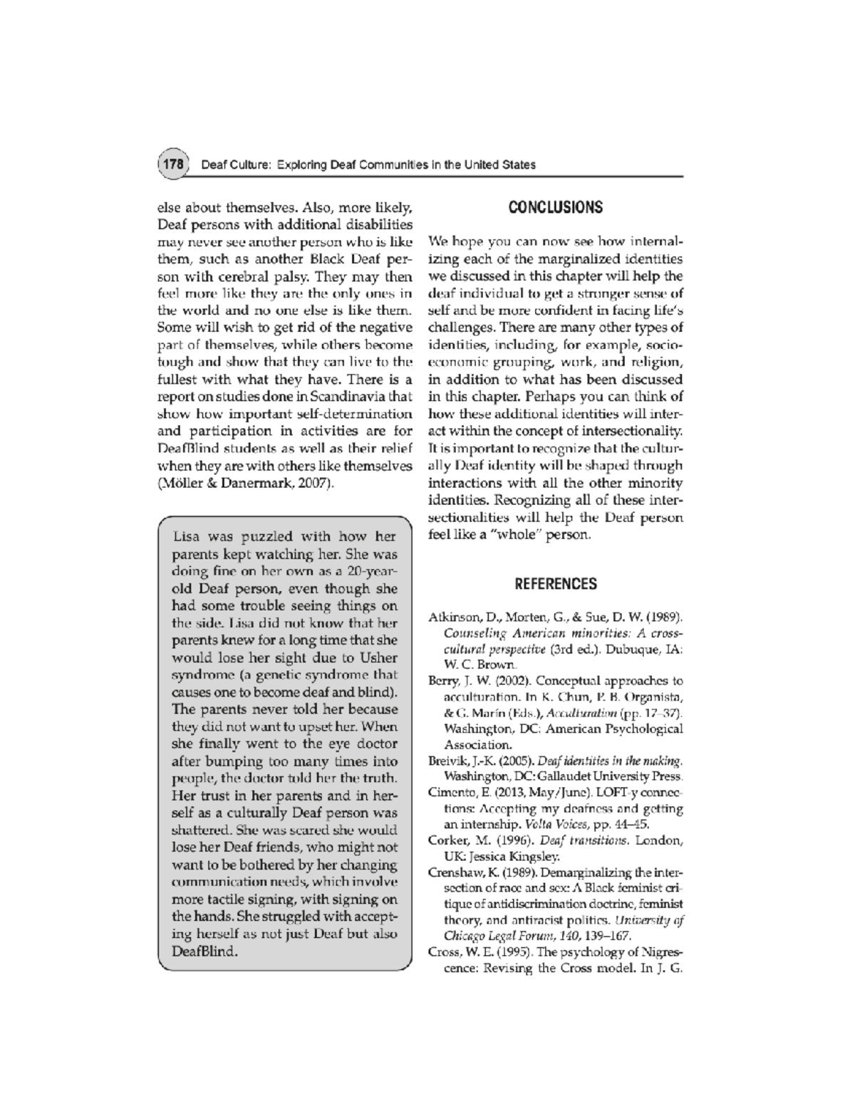 Chapter 6: Understanding Deaf Identities in Cultural Contexts - Studocu