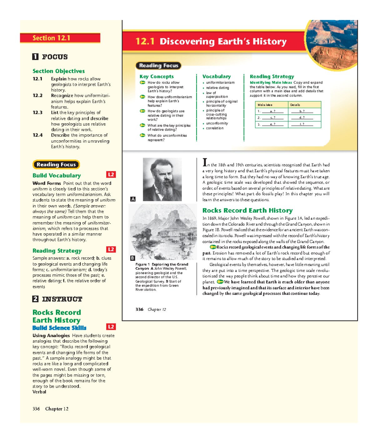 HSES 1e Chapter 12: Understanding Earth's History Through Rocks - Studocu