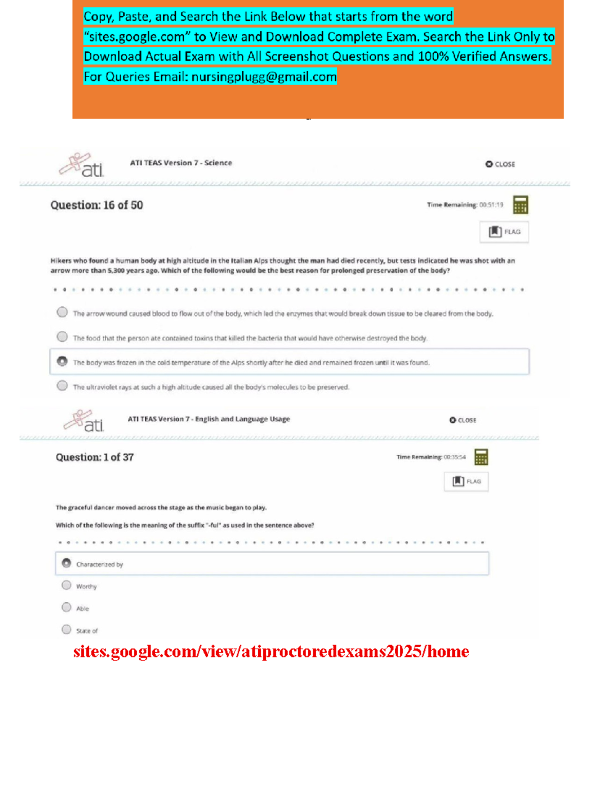 ATI TEAS 7 2025: Comprehensive Exam Questions & Answers for Nursing ...