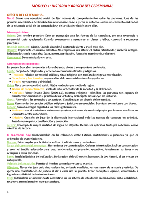 Trabajo Práctico 1 [TP1] Ceremonial y Protocolo - Elección Múltiple - Studocu
