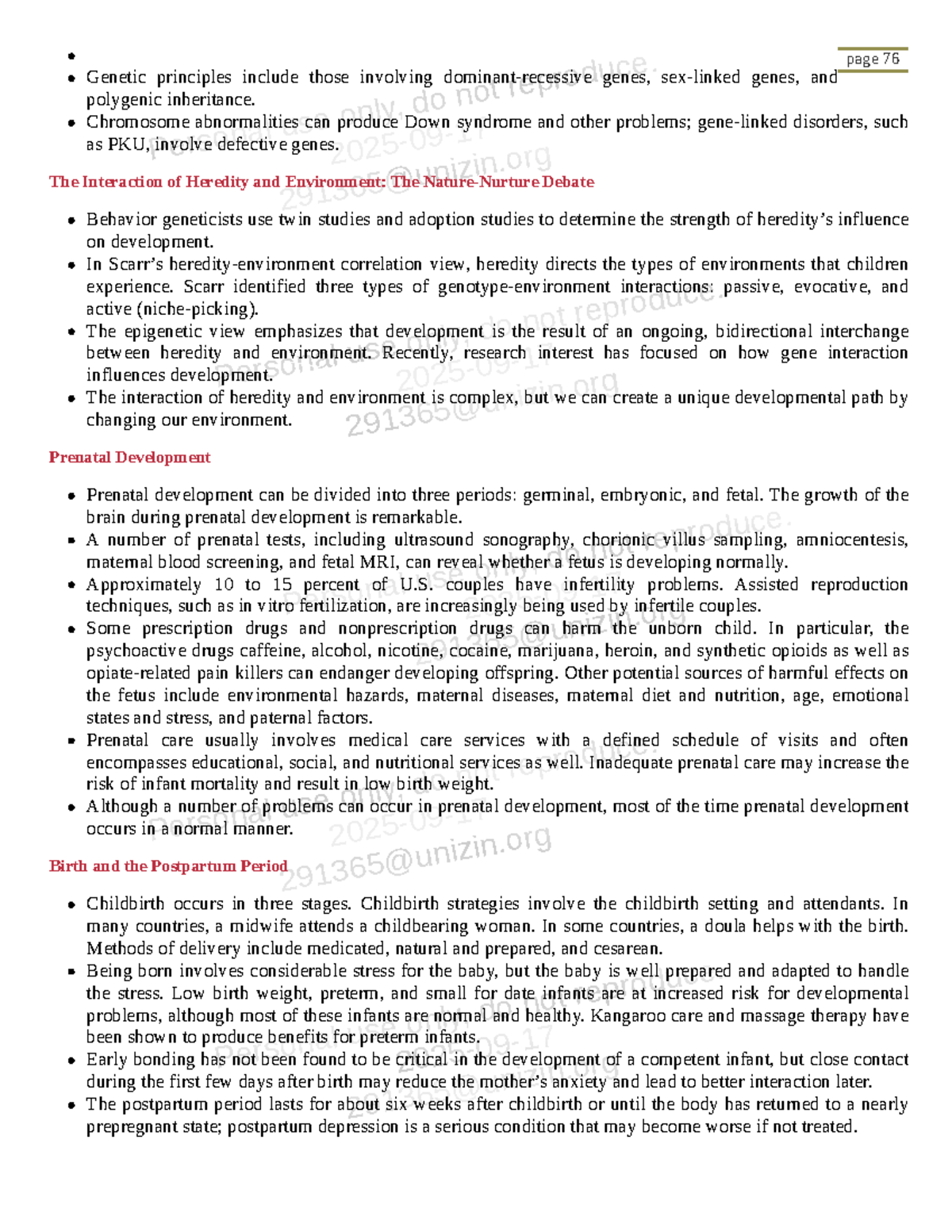 Essentials of Life-Span Development: Key Theories and Concepts (PSY 291 ...
