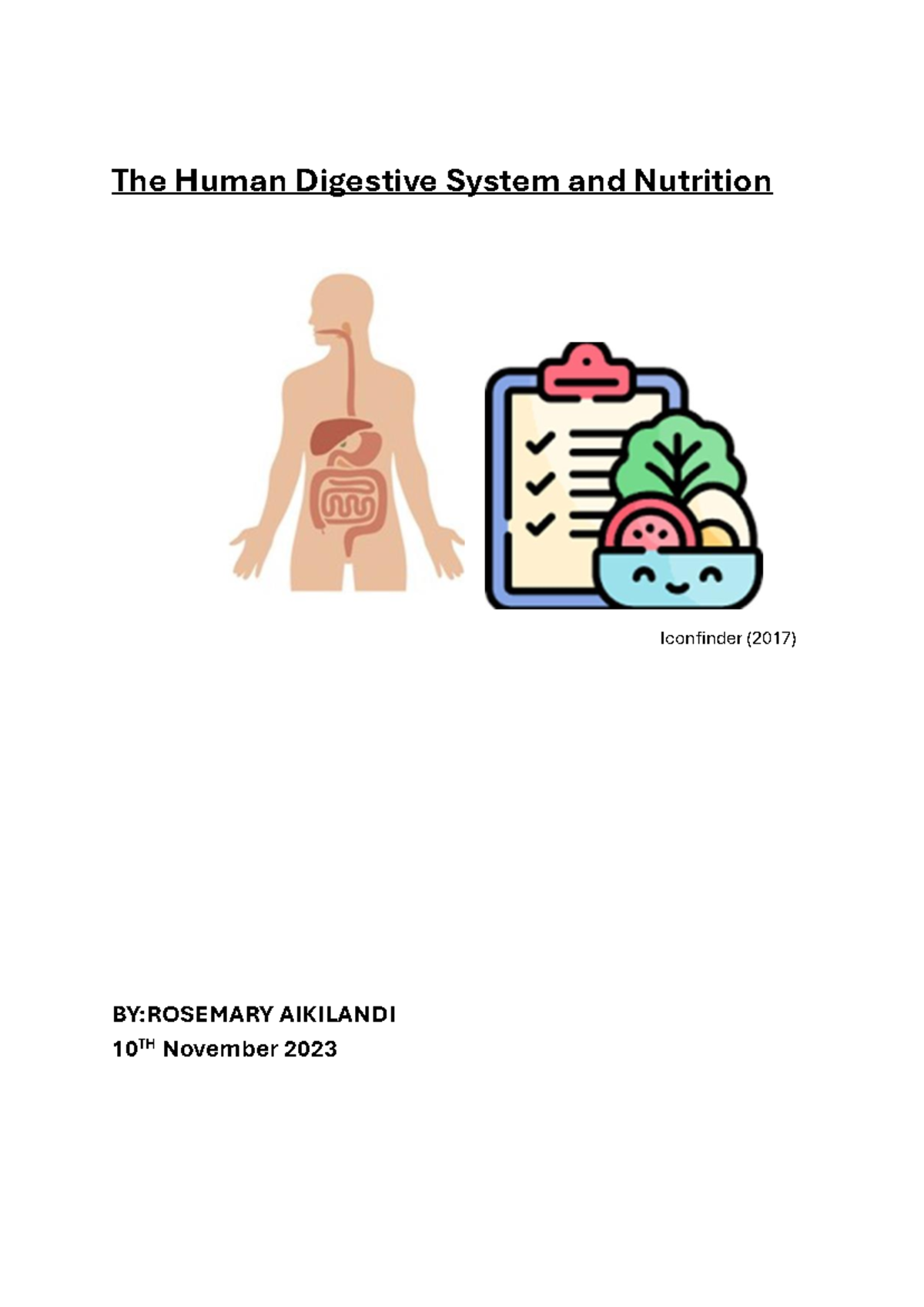 The Human Digestive System and Nutrition: A Comprehensive Overview ...