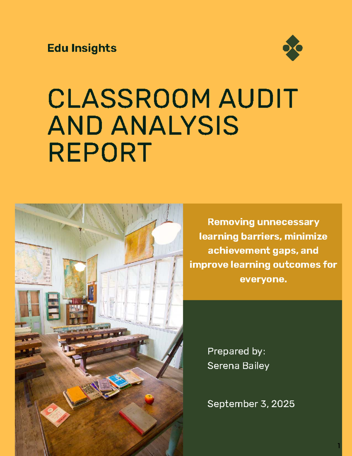 Edu Insights: Classroom Audit & Analysis Report (2025) - Studocu