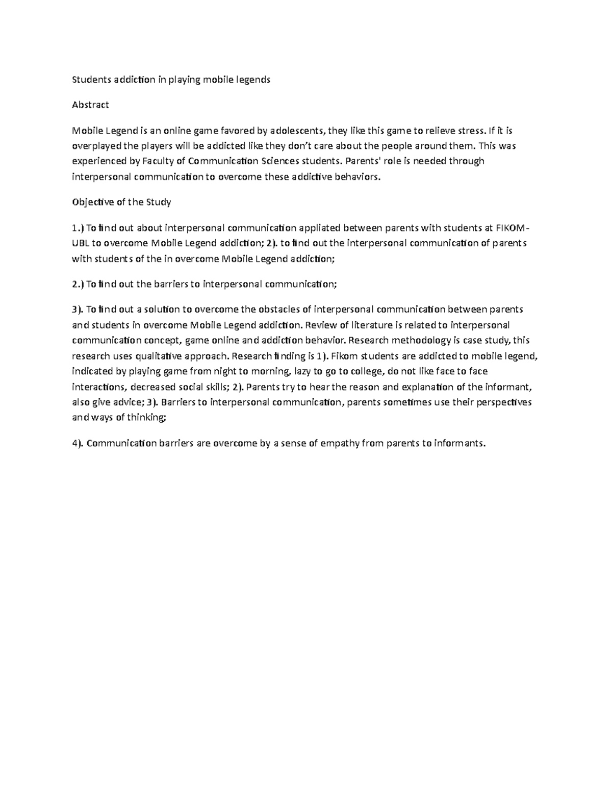 The addicted mobile games - Students addiction in playing mobile ...