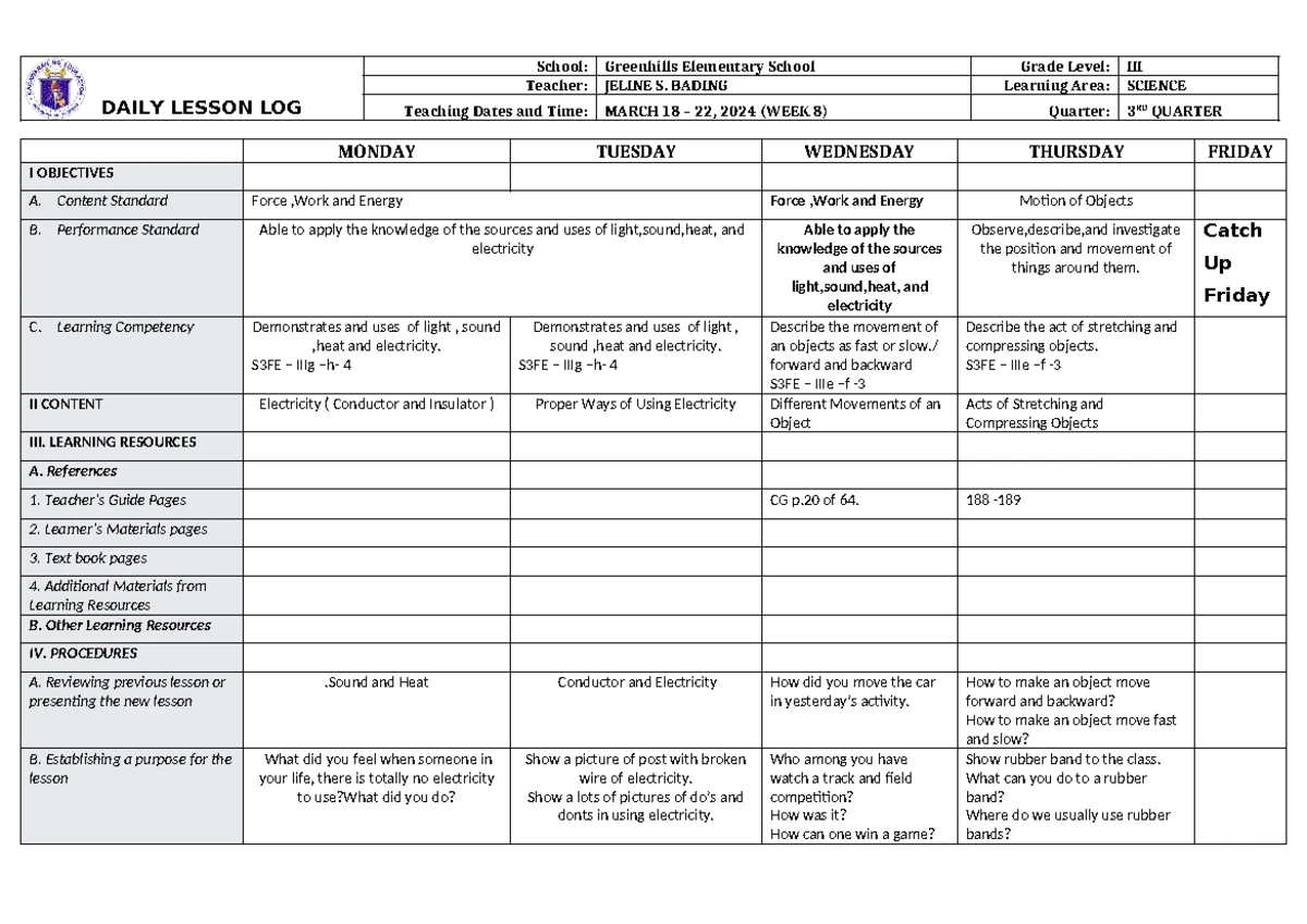RMA Grade-3 Learner's Score Sheet - June 13, 2023 - Studocu