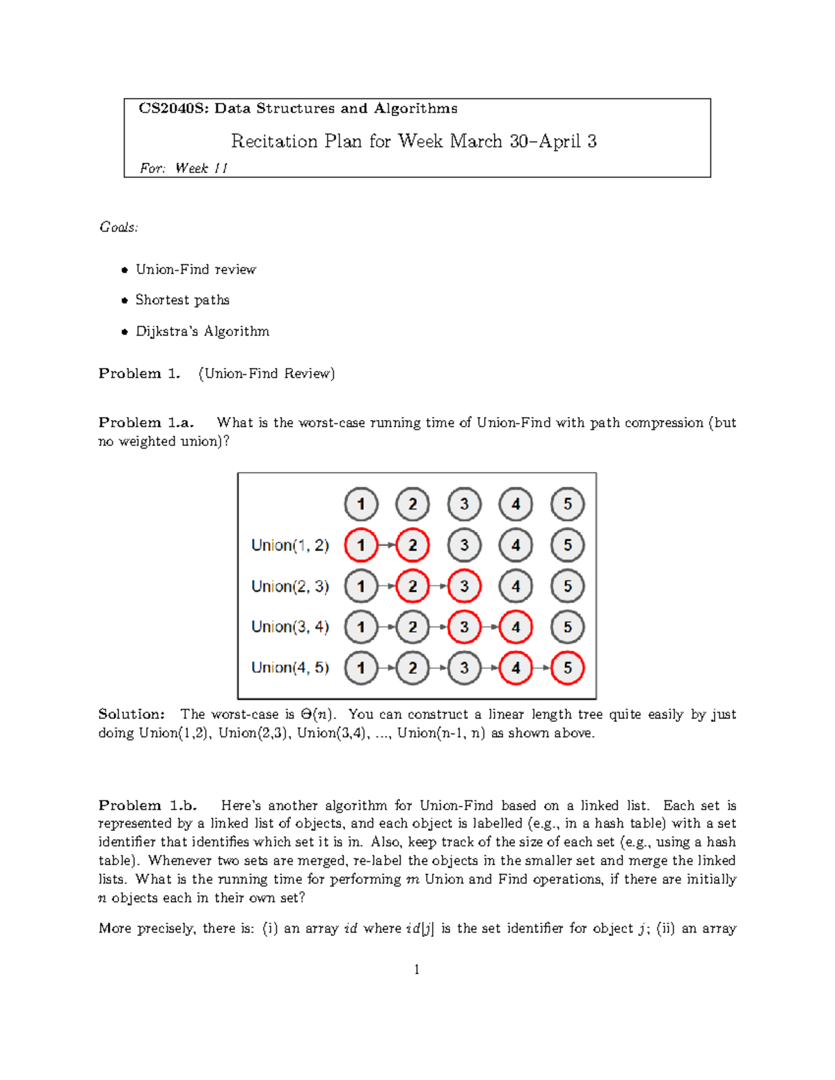 Tutorial 09 Solution - java, programming, exam - CS2040S: Data ...