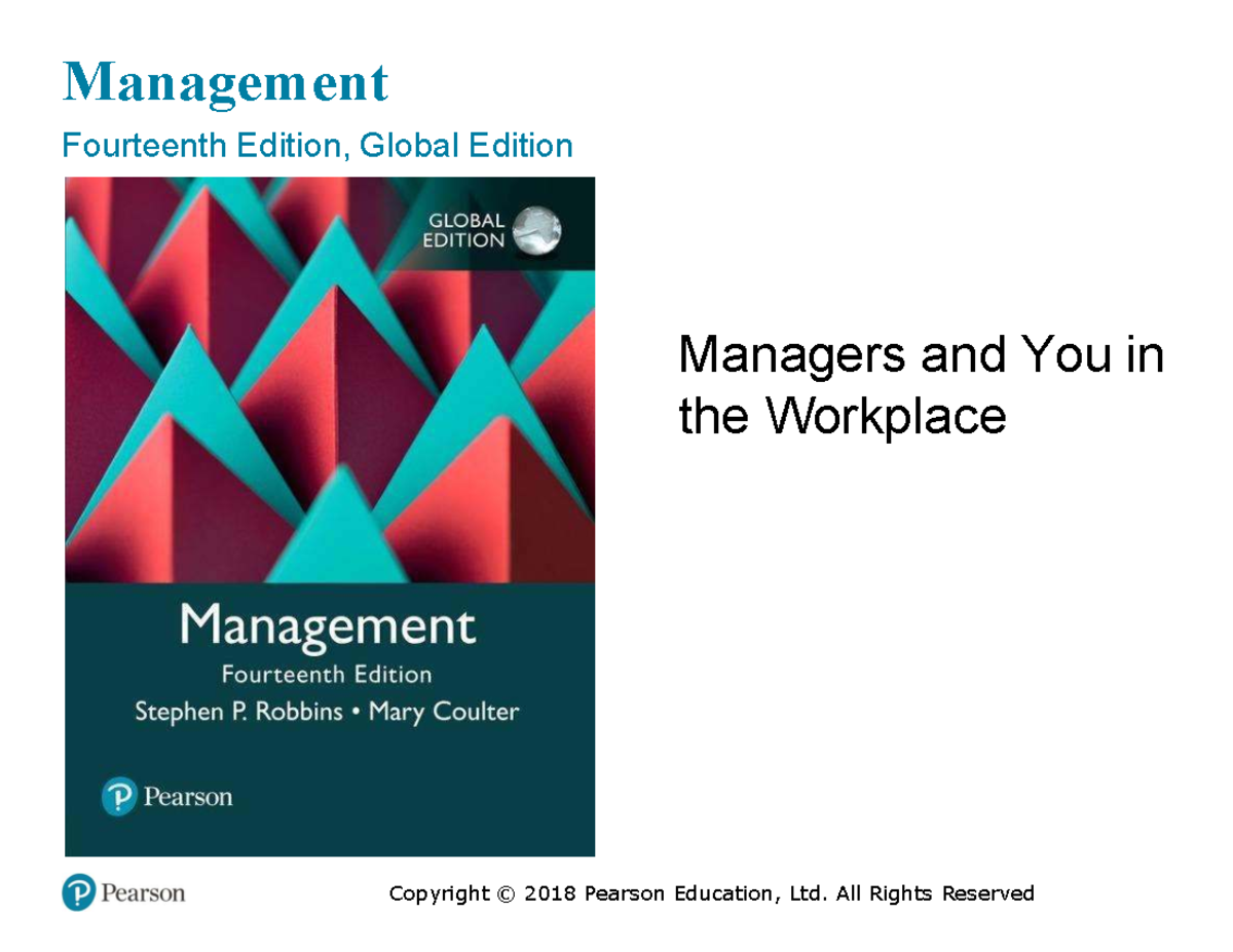 Management 14th Ed: Key Concepts and Skills for Effective Managers ...