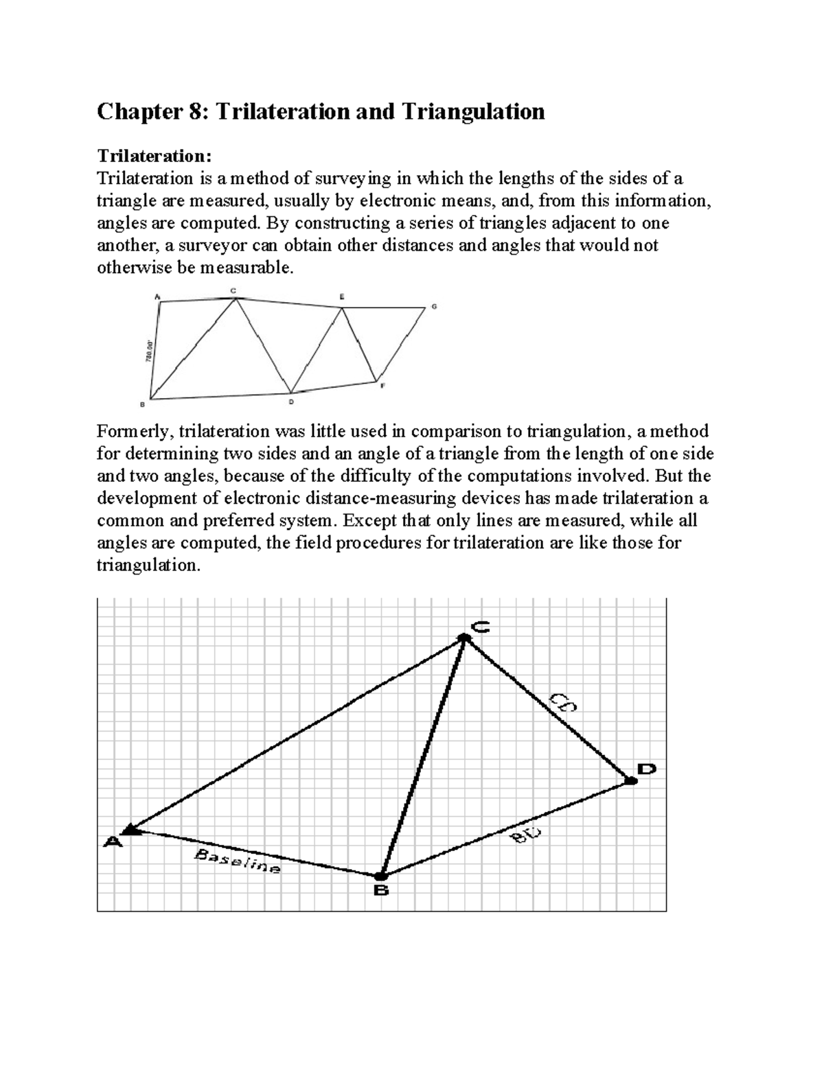 Chapter 8: Exploring Trilateration and Triangulation Techniques - Studocu